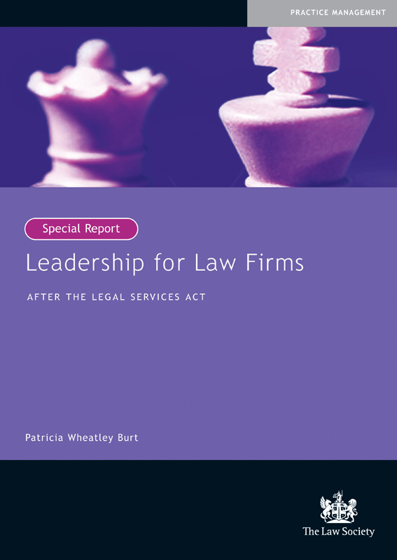 Leadership for Law Firms | StephenMayson